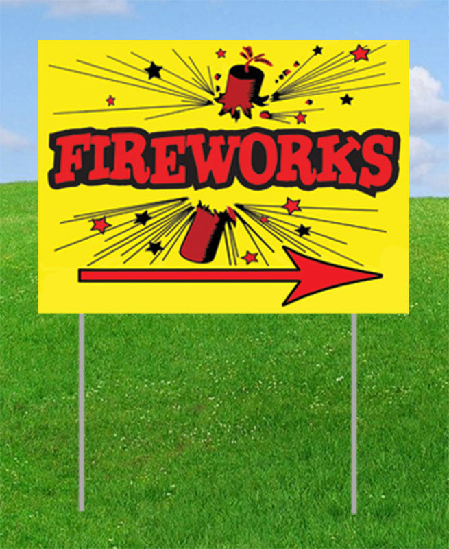 Fireworks Side Arrow (printed on both sides) 10-PACK – Mile High ...
